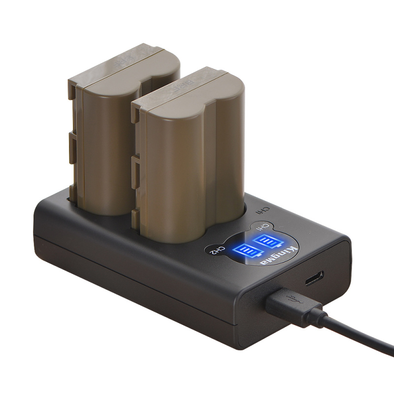 KINGMA 2 Pcs CANON BP-511 / BP-511A Fully Decoded Lithium-Ion Batteries ...