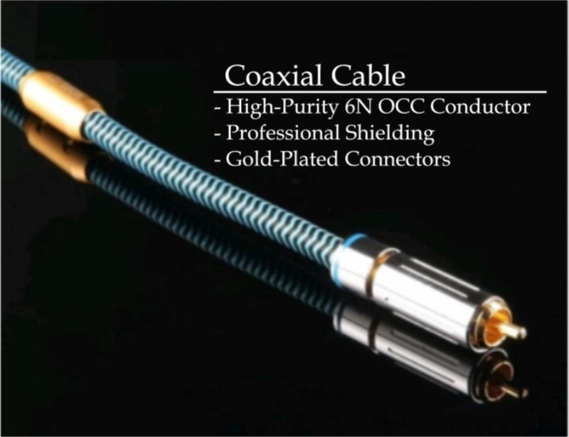 Nobility Hi-Fi Grade Coaxial Cable, 同軸線, SPDIF Cable (1.5m) TZ780R 價錢 ...