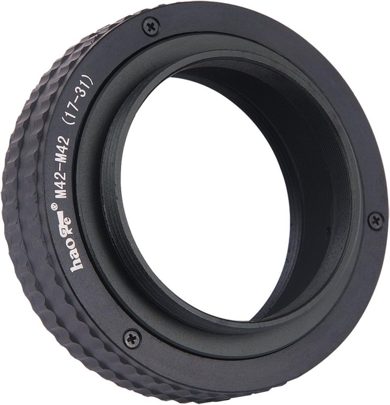Haoge Macro Focus Lens Mount Adapter Built-in Focusing Helicoid For M42 ...