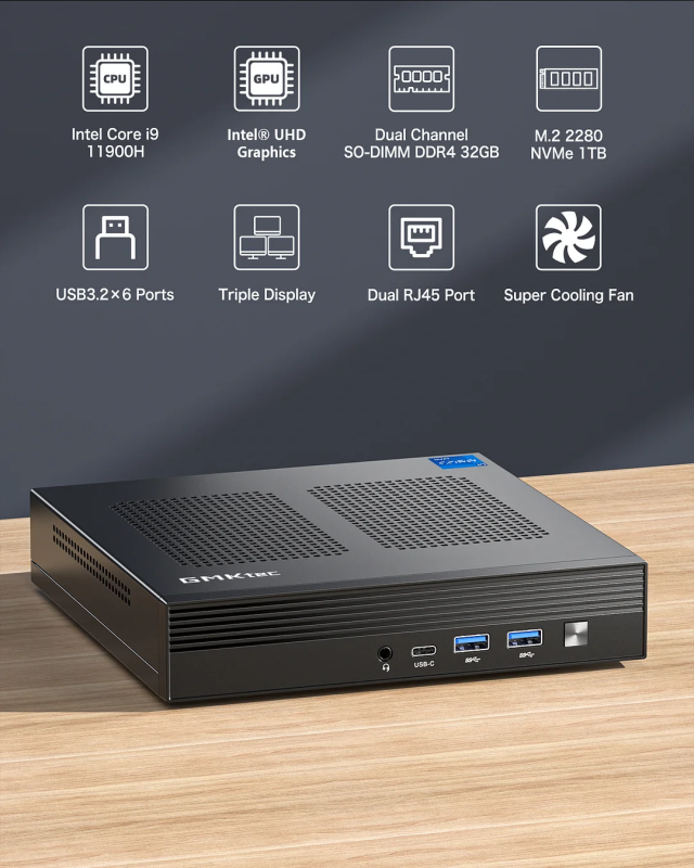 GMKTEC NucBox M4 Mini PC 迷你電腦 (i9-11900H, 32GB+2TB SSD) 價錢、規格及用家意見 - 香港 ...