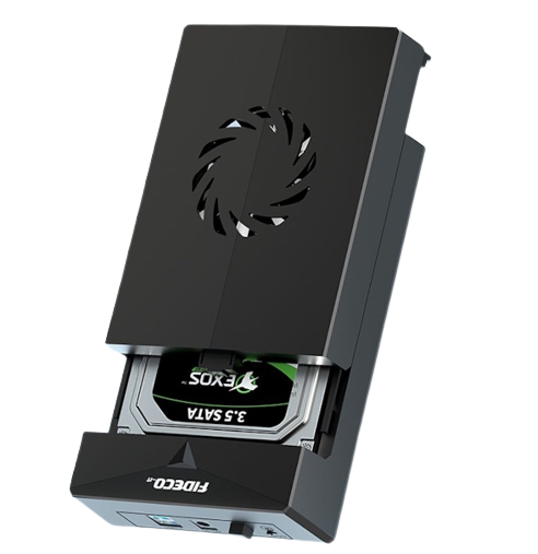 Fideco 2.5/3.5吋 SATA External Hard Drive Case with Fan HDD/SSD 外置硬碟盒 ...