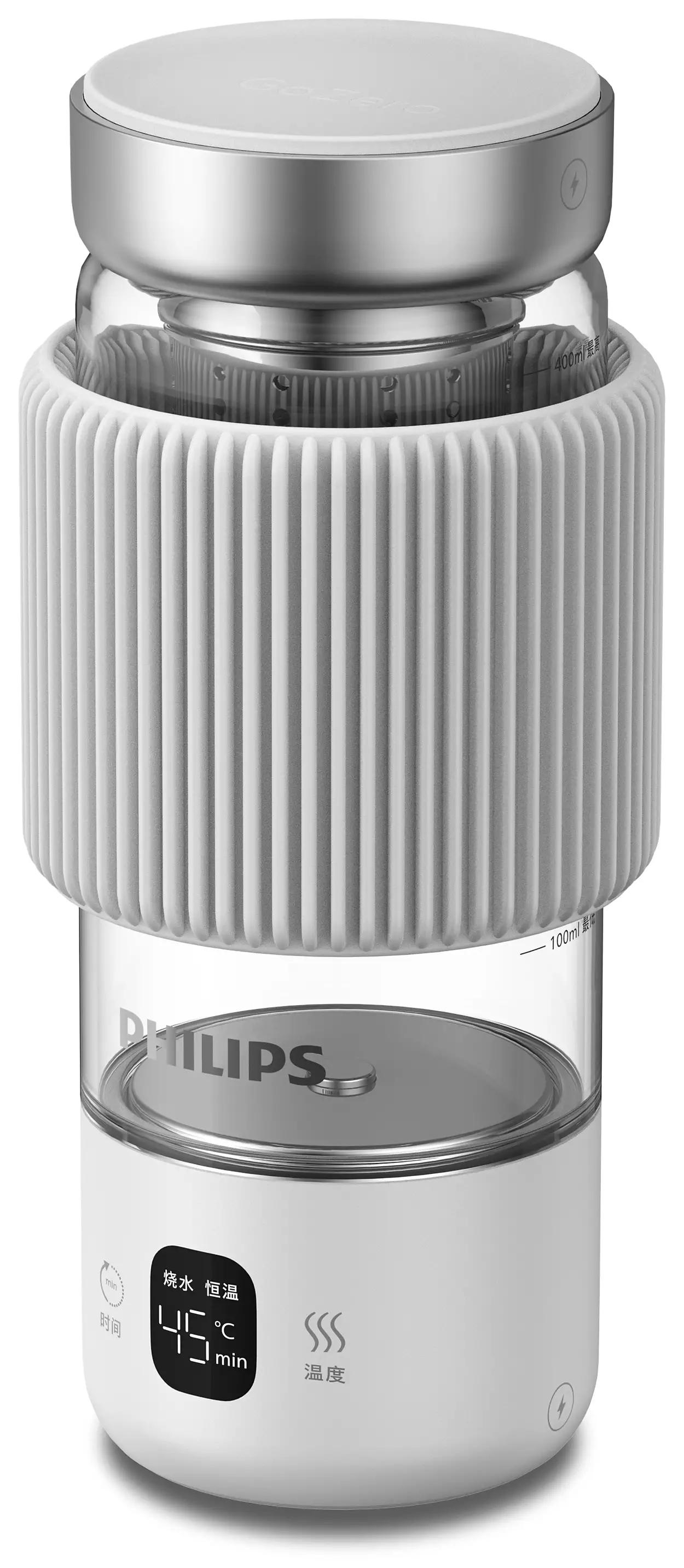 Philips 飛利浦 GoZero 便攜式燒水壺 電熱水樽 (0.4公升) AWP2760 價錢、規格及用家意見 - 香港格價網 Price.com.hk