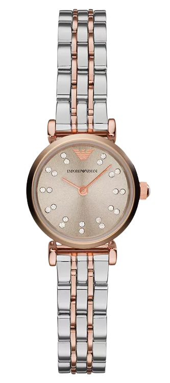 Emporio Armani 22mm 灰色錶盤玫瑰金銀色不鏽鋼女士手錶 AR1841 價錢、規格及用家意見 - 香港格價網 Price.com.hk