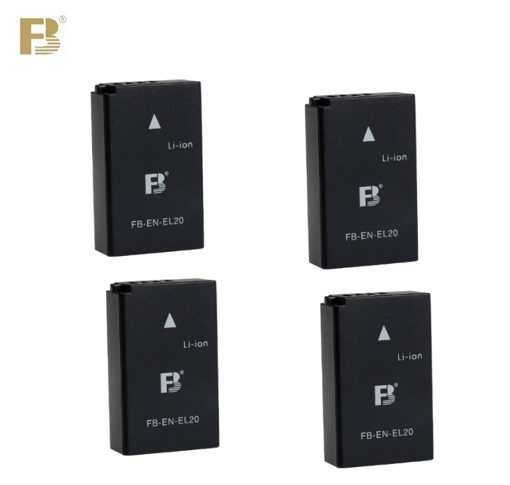 FB 灃標 4 Pcs Nikon EN-EL20 / EN-EL20A Lithium-Ion Battery Pack 代用鋰電池 ...