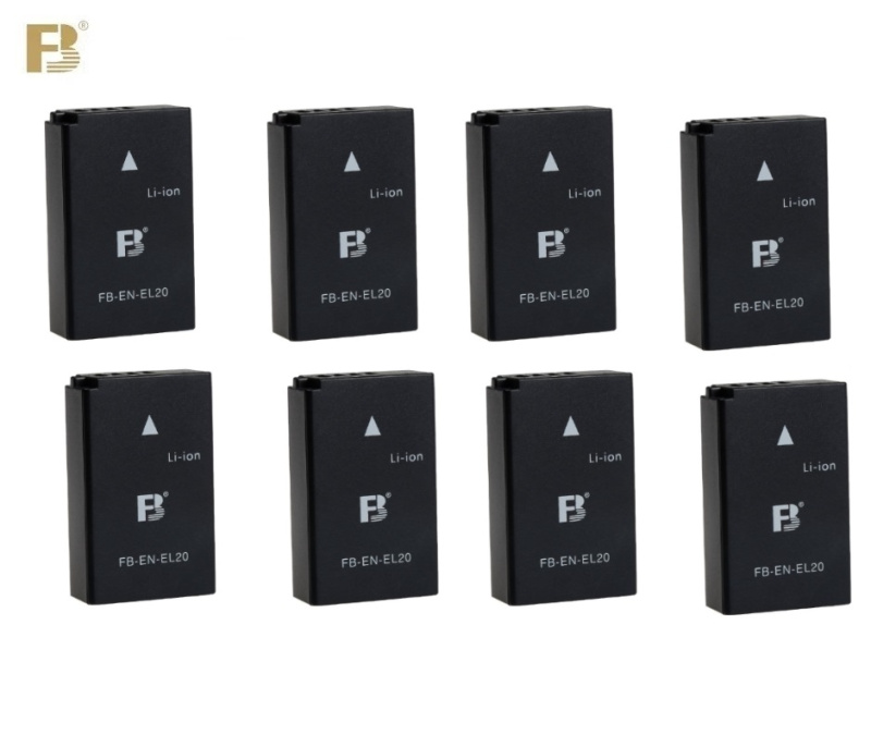 FB 灃標 8 PCS NIKON EN-EL20 / EN-EL20A Lithium-Ion Battery Pack 代用鋰電池 ...