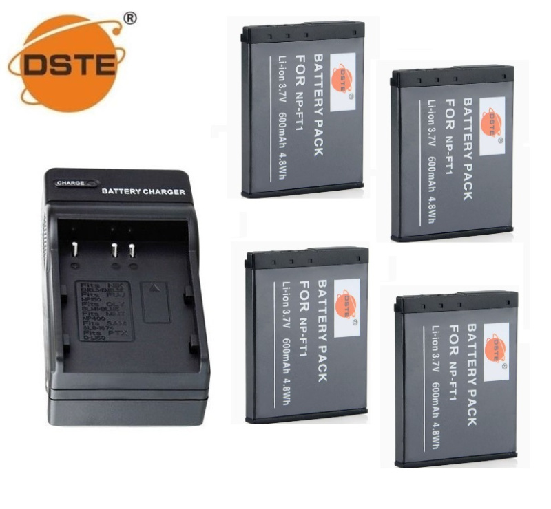 DSTE 4 Pcs Sony NP-FT1 Info-Lithium Batteries With USB Charger 四電池連充電機 ...
