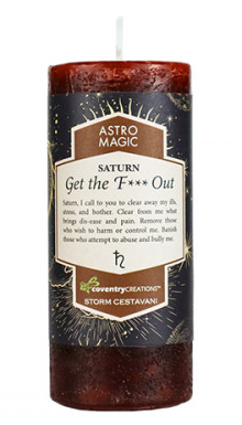 Coventry Creations Astro Magic Saturn - Get the F* Out Candle 驅逐、防禦能量蠟燭 ...