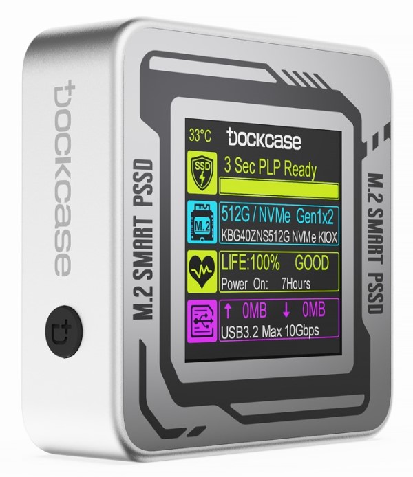 Dockcase Pocket M.2 NVMe Smart SSD Enclosure 外置盒 DSWC1M 價錢、規格及用家意見 - 香港 ...