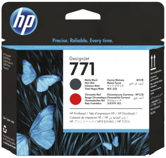 HP 771 霧面黑/炫紅 DesignJet 原廠打印頭 CE017A 價錢、規格及用家意見 - 香港格價網 Price.com.hk