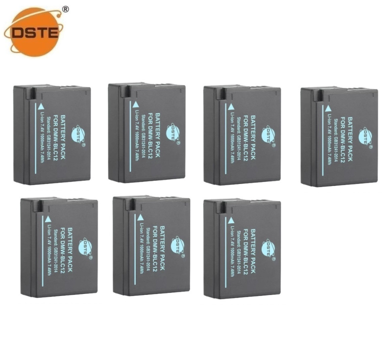DSTE 7 Pcs Panasonic DMW-BLC12 / Leica BP-DC12 / Sigma BP-51 Lithium ...