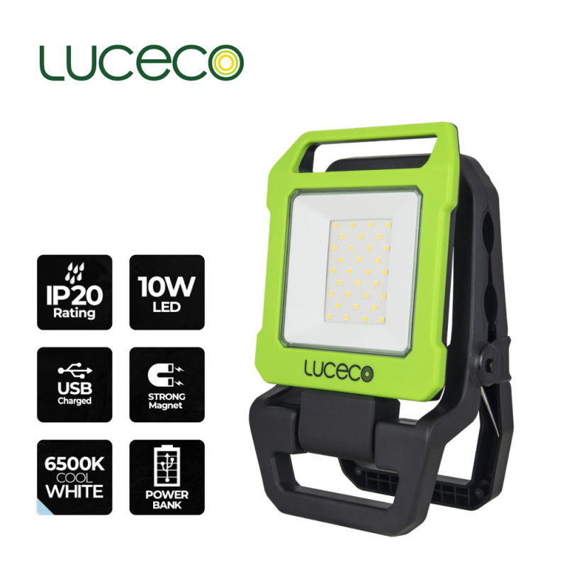 Luceco Rechargeable Folding Clamp Work Light LED夾式工作燈 LILC10G65 價錢、規格及用 ...
