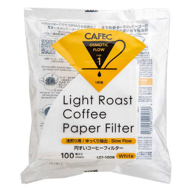 CAFEC T92 淺焙錐形專用咖啡濾紙 (1杯｜100張) LC1-100 價錢、規格及用家意見 - 香港格價網 Price.com.hk