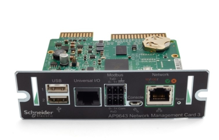 APC UPS Network Management Card 3 with Environmental Monitoring and ...