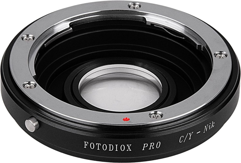 Fotodiox Pro Lens Mount Adapter - Contax / Yashica (CY) SLR Lens to Nikon F Mount SLR Camera ...