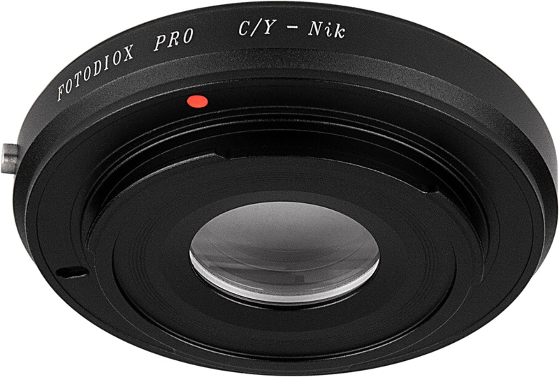 Fotodiox Pro Lens Mount Adapter - Contax / Yashica (CY) SLR Lens to Nikon F Mount SLR Camera ...