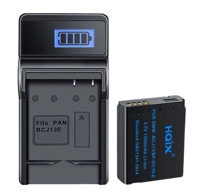HQIX Leica BP-DC10-U / BP-DC10 / BP-DC10E / Panasonic DMW-BCJ13 / DMW-BCJ13E Lithium-Ion Battery ...