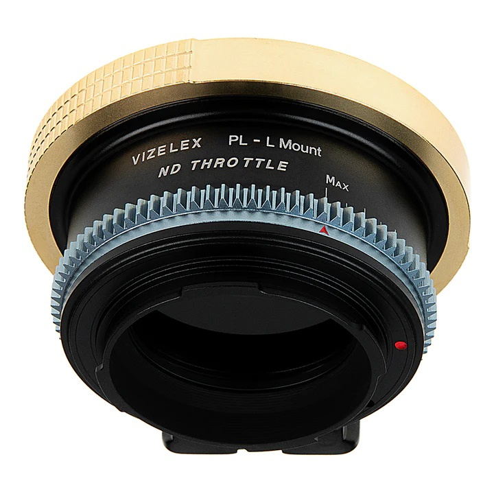 Fotodiox Vizelex ND Throttle Cine Lens Mount Adapter - Compatible with Arri PL (Positive Lock ...