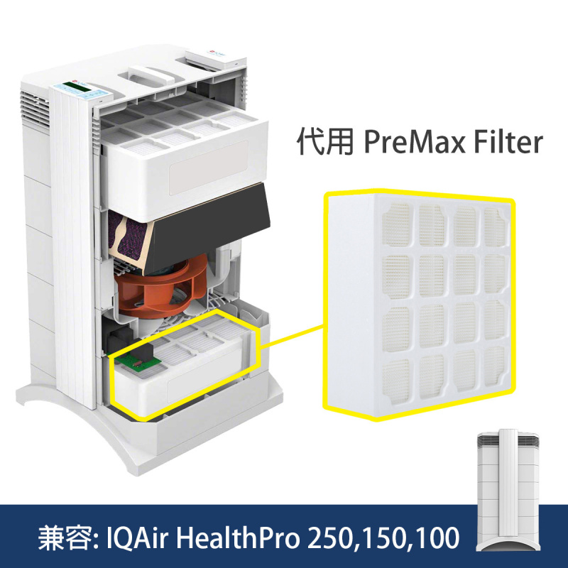 EUGadget 代用 IQAir HealthPro 250 150 100 空氣清新機 PreMax F8 濾網 (F1-PreMax) 價錢、規格及用家意見 - 香港格價網 Price ...