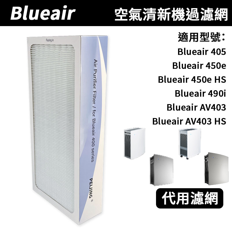 EUGadget 代用濾網 Blueair Classic 400 系列 - 適用 403 / 405 / 450E / 402 / 410 ...