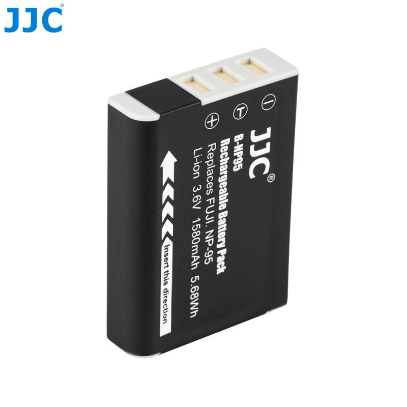 JJC Fujifilm NP-95 Fully Decoded Info-Lithium Battery Pack 代用鋰電池 (3.6V ...