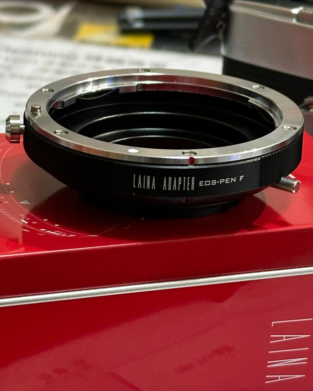 LAINA Canon EOS (EF / EF-S) D/SLR Lens To Olympus Pen F Series Film ...