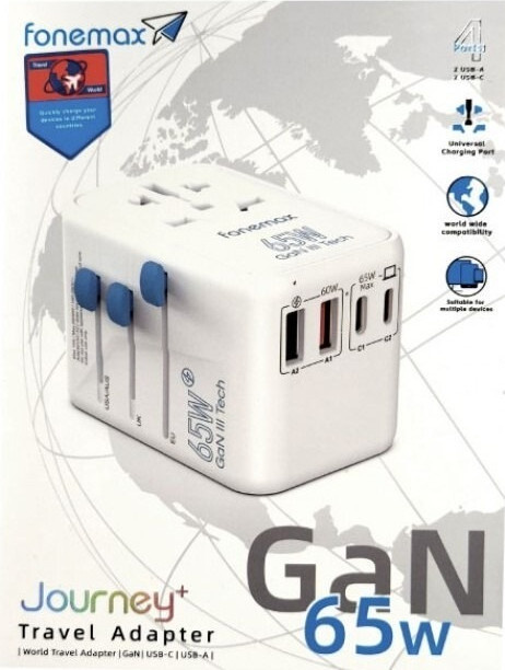 Fonemax 65W USB-C 快速充電迷你旅行轉插 JR63 價錢、規格及用家意見 - 香港格價網 Price.com.hk