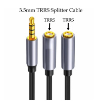 Aspirations 3.5mm TRRS Splitter Cable, 3.5mm Splitter Cable, 3.5mm 一分二 ...