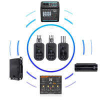 CyberTech Wireless Microphone System Transmitter & Receiver for Dynamic ...