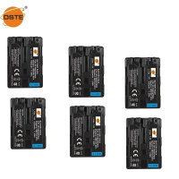 DSTE 6 PCS NP-FM50 / NP-FM55H Fully Decoded Lithium-Ion Battery Pack 代用 ...