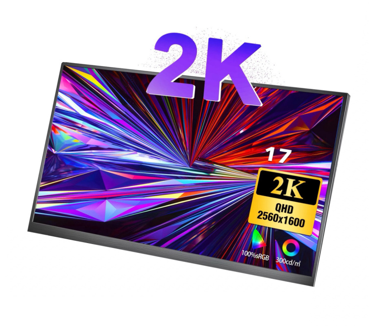 SmarterWare 17吋 2.5K WQXGA 60Hz Portable Monitor 專業流動顯示屏 S17i25KLG 價錢 ...