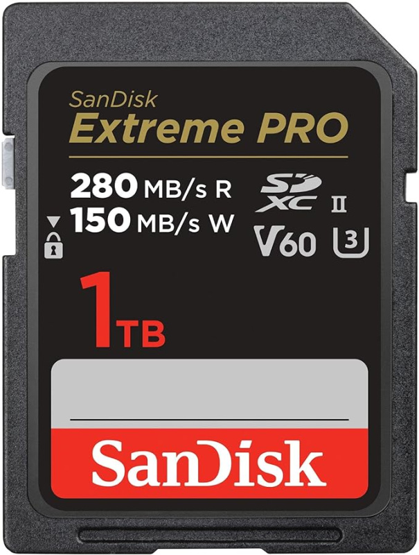 SanDisk Extreme PRO V60 U3 UHS-II SDXC 記憶卡 1TB [R:280 W:150] (SDSDXEP ...