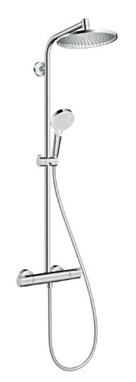 Hansgrohe Crometta S Showerpipe 240 1jet With Thermostat 恆溫雨淋花灑套裝 ...