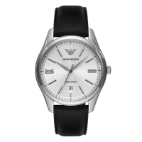 Emporio Armani 41mm 銀色錶盤不鏽鋼機械男士皮帶手錶 AR60077 價錢、規格及用家意見 - 香港格價網 Price.com.hk