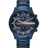Armani Exchange 46mm 藍色錶盤不鏽鋼石英男士手錶 AX2430 價錢、規格及用家意見 - 香港格價網 Price.com.hk