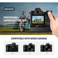 Neewer Professional Vertical Battery Grip Replacement For Nikon Z5 / Z6 ...