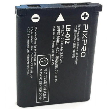 Kodak Pixpro Battery for FZ55 Camera 原裝相機電池 (3.7V, 700mAh) LB-012 價錢、規格及用家意見 - 香港格價網 Price.com.hk