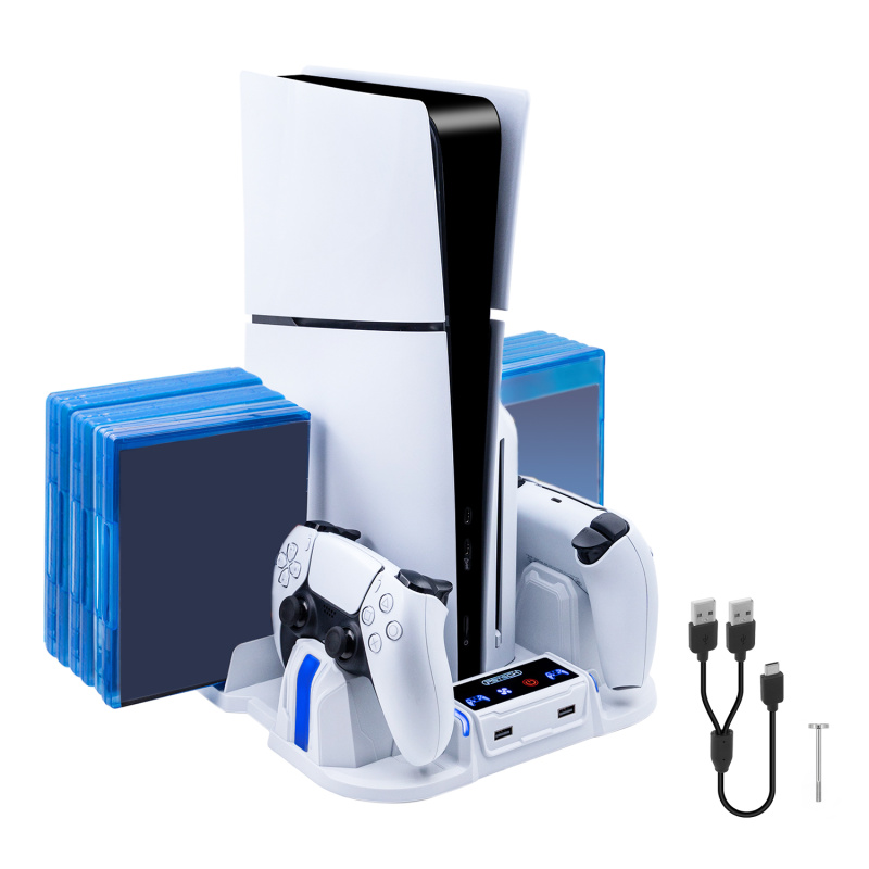 PGTech PS5 Slim UHD光碟版/數位版散熱支架 連控制器雙充及遊戲光碟儲存槽 GP-521 價錢、規格及用家意見 - 香港格價網 Price.com.hk