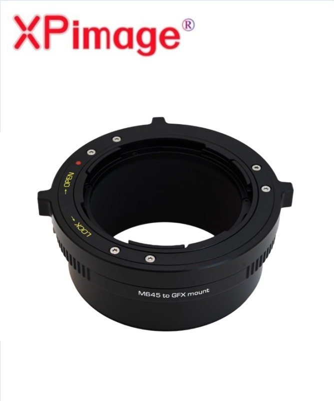 Xpimage Locking Adapter For MAMIYA 645 (M645) Mount Lens To Fujifilm G-Mount Digital Camera Body ...
