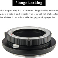 Xpimage Locking Adapter For Leica R SLR Mount Lens To Fujifilm G-Mount Digital Camera Body (R to ...