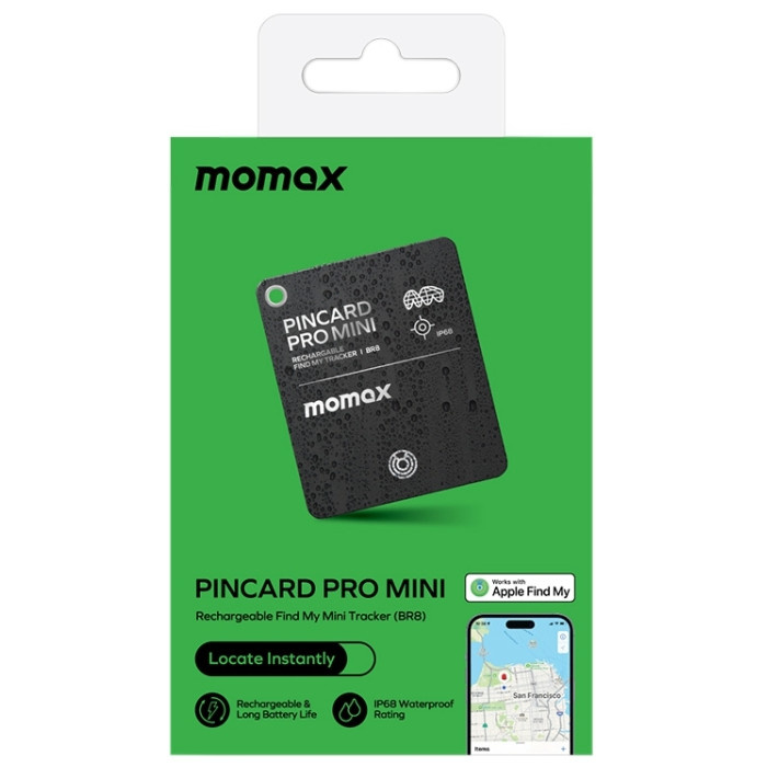 MOMAX PinCard Pro Mini 可充電全球定位器 BR8 價錢、規格及用家意見 - 香港格價網 Price.com.hk