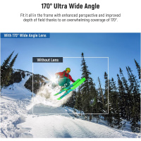 Neewer LS-37 170° Ultra Wide Angle Lens For GoPro Hero 12 / 11 / 10 / 9 ...