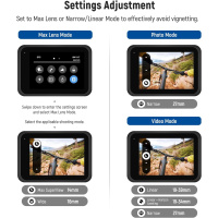 Neewer LS-37 170° Ultra Wide Angle Lens For GoPro Hero 12 / 11 / 10 / 9 ...