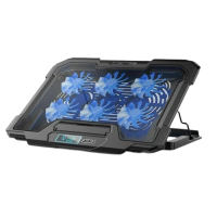 CyberTech Adjustable Laptop Fan Cooling Stand with 6 Quiet Cooling Fans ...