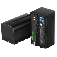 Neewer 2 Pcs NP-F750 Lithium-Ion Battery Pack For Sony 代用鋰電池 (7.4V ...