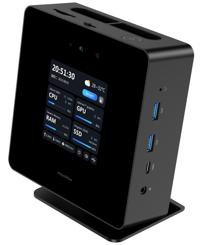 MINISFORUM AtomMan X7 Ti Mini-PC (Intel Ultra 9-185H, 32GB+1TB SSD) 價錢、規格及用家意見 - 香港格價網 Price.com.hk