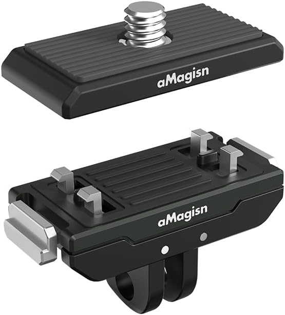 aMagisn Magnetic Quick Release Mount Foldable Two jaws / 1/4" Interface ...