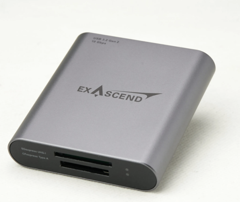 Exascend CFexpress Type A and SD UHS-1 USB 3.2 Gen 2 Dual-Slot Reader 讀 ...