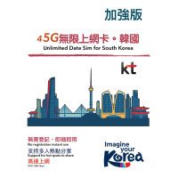KT 4.5G 韓國無限上網卡 7日 價錢、規格及用家意見 - 香港格價網 Price.com.hk