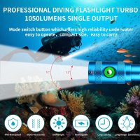 FOCUS Scuba Outdoor Mini Dive Light DM006 with USB Charger 戶外 / 潛水迷你手電筒 ...