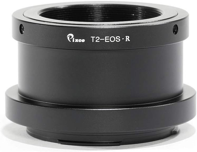 Pixco T-Mount (T / T-2) Screw Mount SLR Lens To Canon EOS R Mount ...